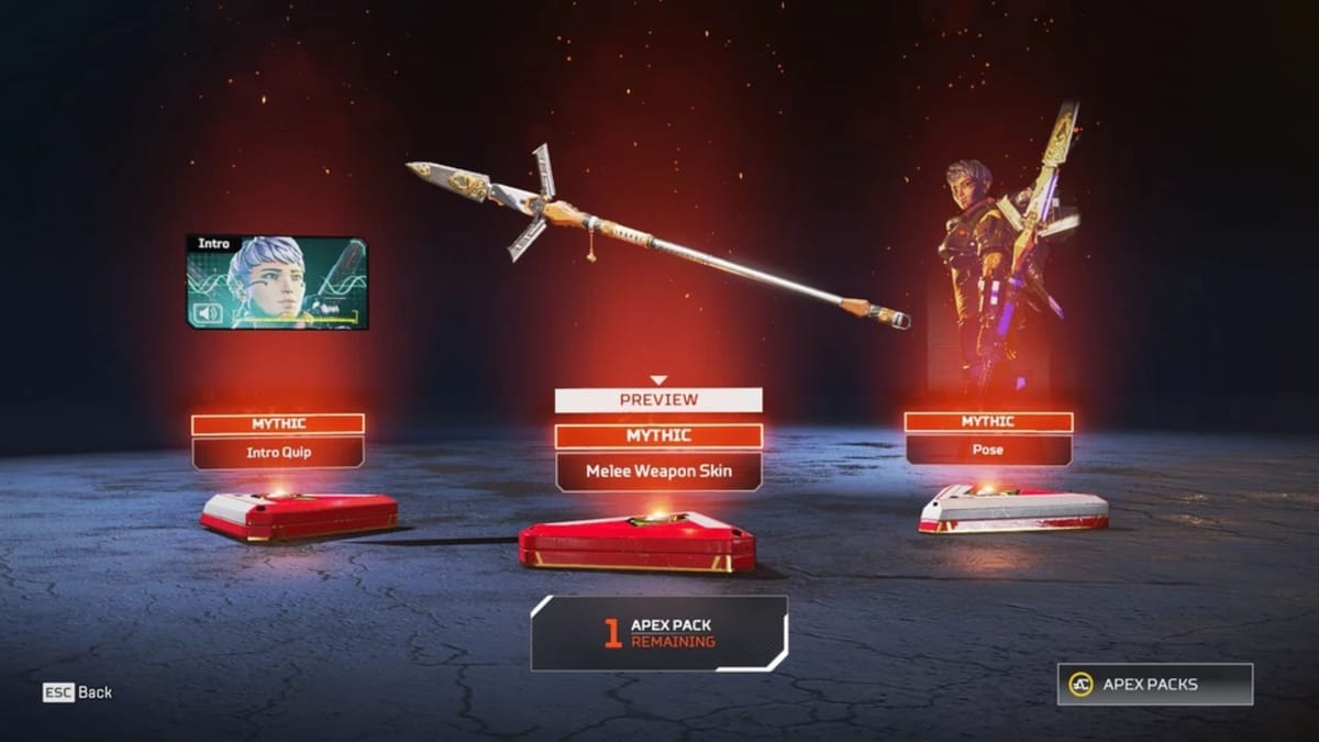Apex Legends all Heirlooms tier list
