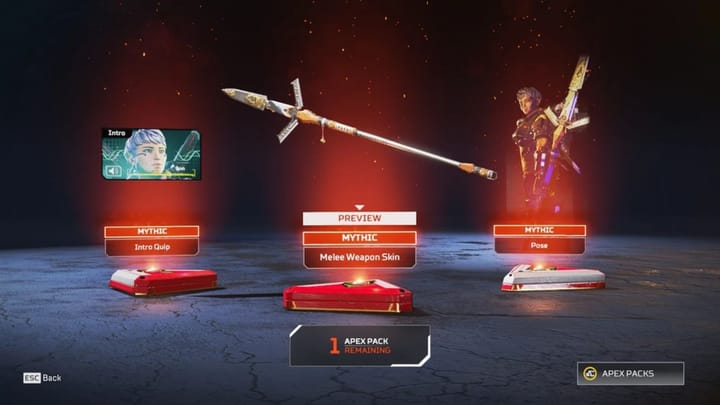 Apex Legends all Heirlooms tier list