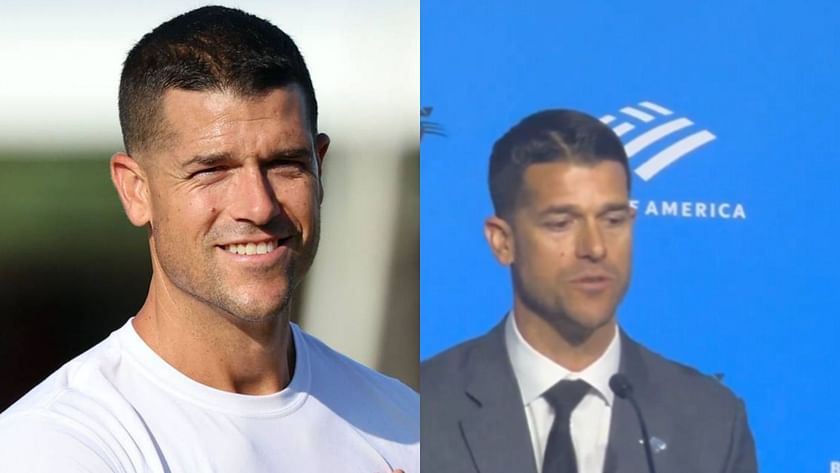 Watch Panthers Hc Dave Canales Gets Emotional Thanking Wife Lizzy During Introductory Press