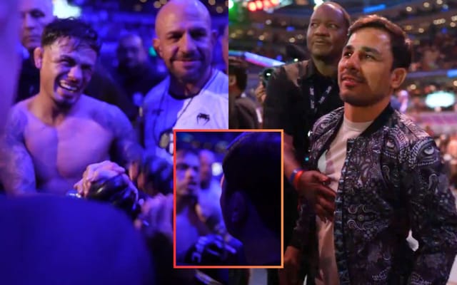 VIDEO: Brandon Royval shares brief faceoff moment with flyweight ...