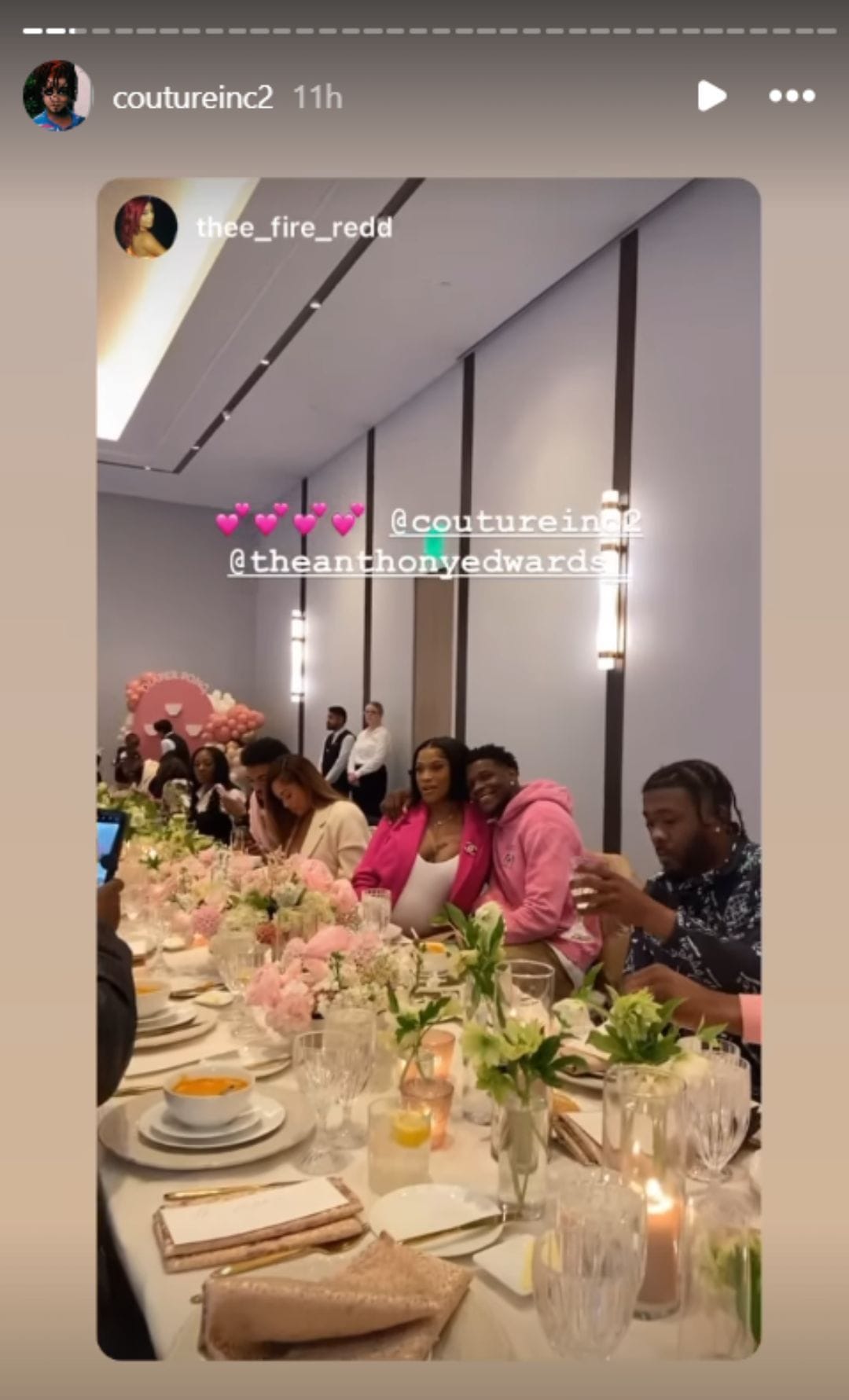 "Love you, my niece": Jordyn Woods attends Anthony Edwards' girlfriend ...