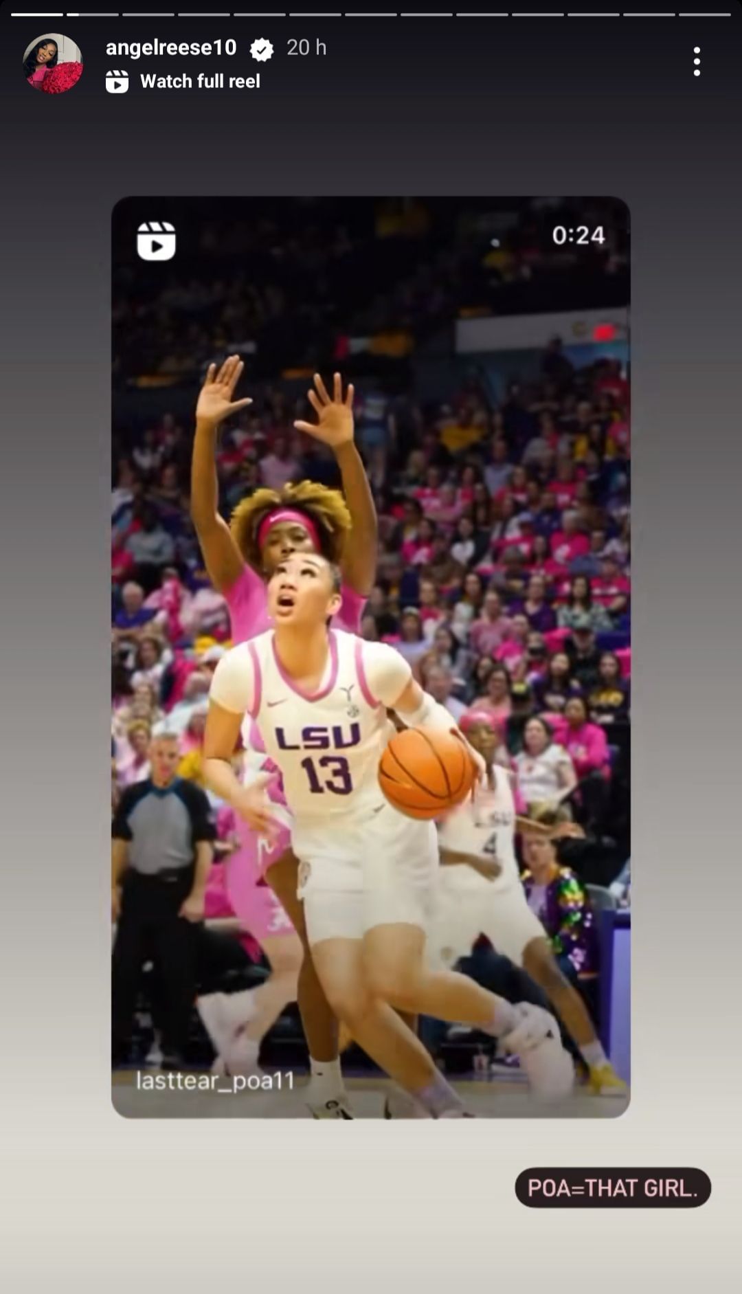 $1.7 million NIL-valued Angel Reese backs Last Tear Poa as LSU guard ...