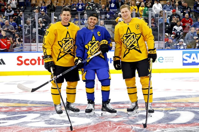 "Disrespectful but funny": Justin Bieber crops Nathan MacKinnon out of ...
