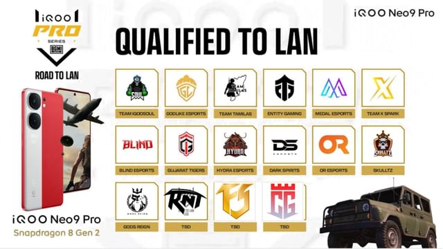 iQOO BGMI LAN Event 2024: All 16 teams, dates, venue, prize pool, and more