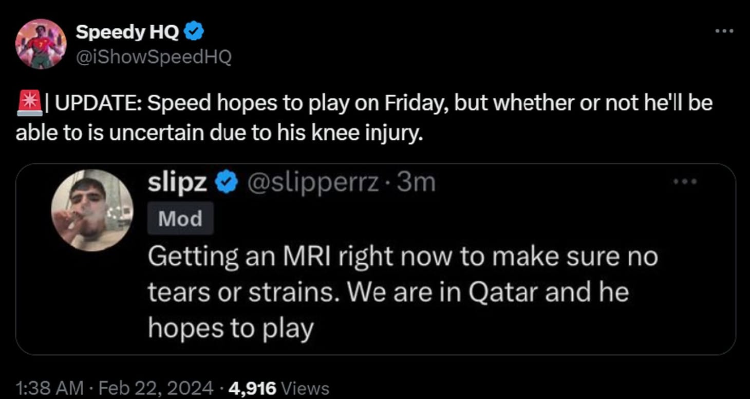 Will IShowSpeed play in the Match For Hope charity football game ...