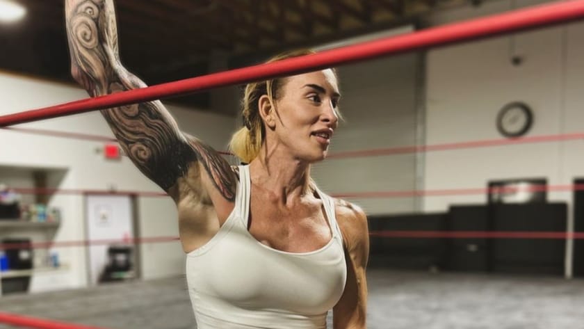 What was ex-wrestler Gabbi Tuft's name in WWE?