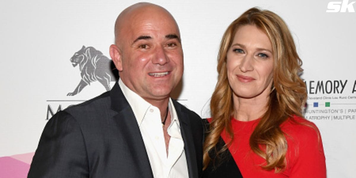 "Andre Agassi is Steffi Graf's ultimate cheerleader" "Epic love story ...