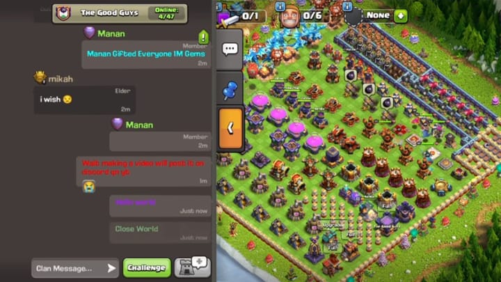 How to change the text color in Clash of Clans?