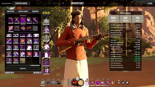 Nightingale gameplay overview: Crafting, base building, survival, and more