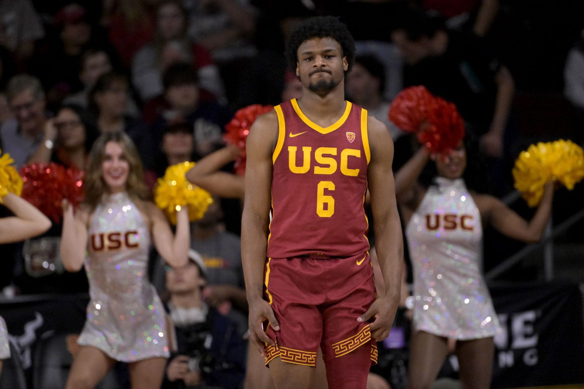 Is Bronny James playing tonight vs California? Looking at USC guard's ...