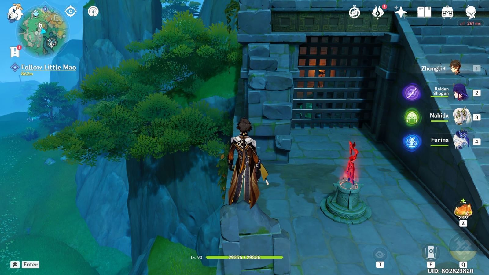 Genshin Impact Chizhang Wall Puzzle guide