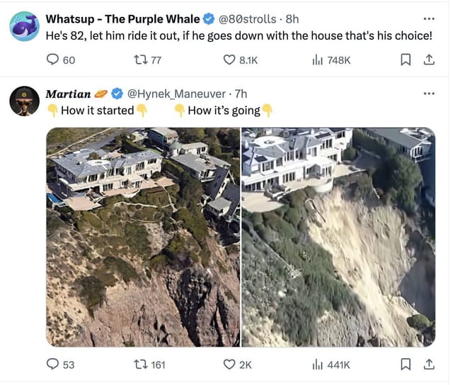 “Let him do his thing": Internet reacts as owner of luxury California ...