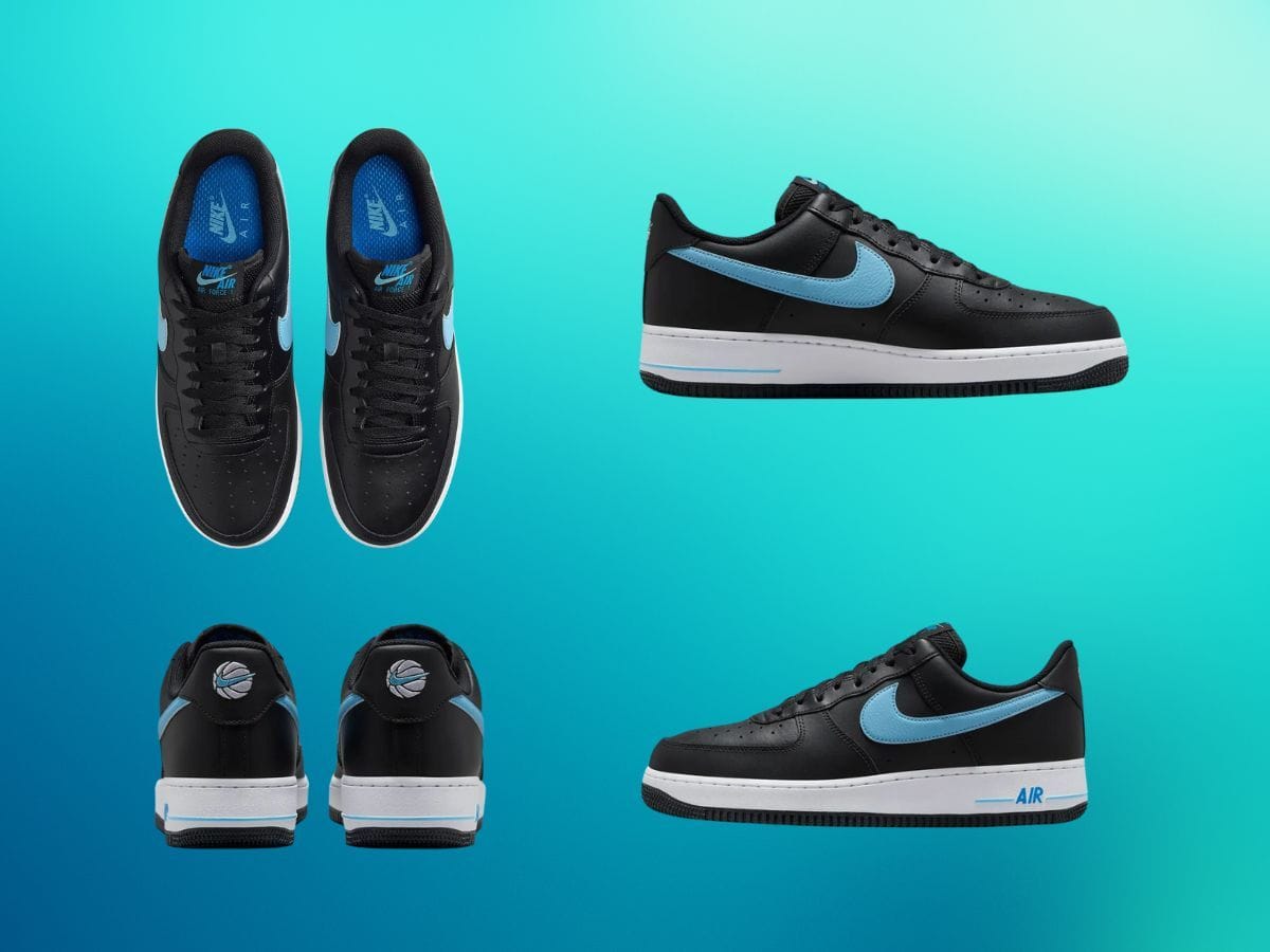Nike Air Force 1 Low "Black/University Blue" shoes: Everything we know ...