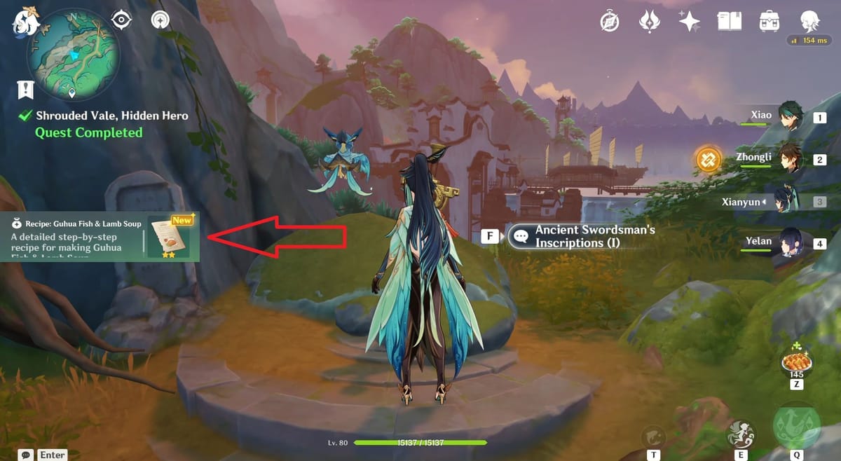 Genshin Impact 4.4 recipes: How to get them, locations, and total count