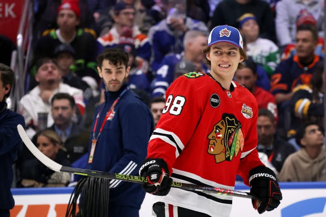 Blackhawks' Luke Richardson provides major update on Connor Bedard's ...