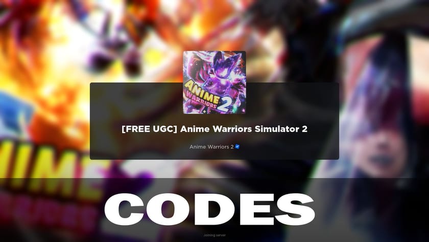 Anime Warriors Simulator 2 Codes (March 2024)