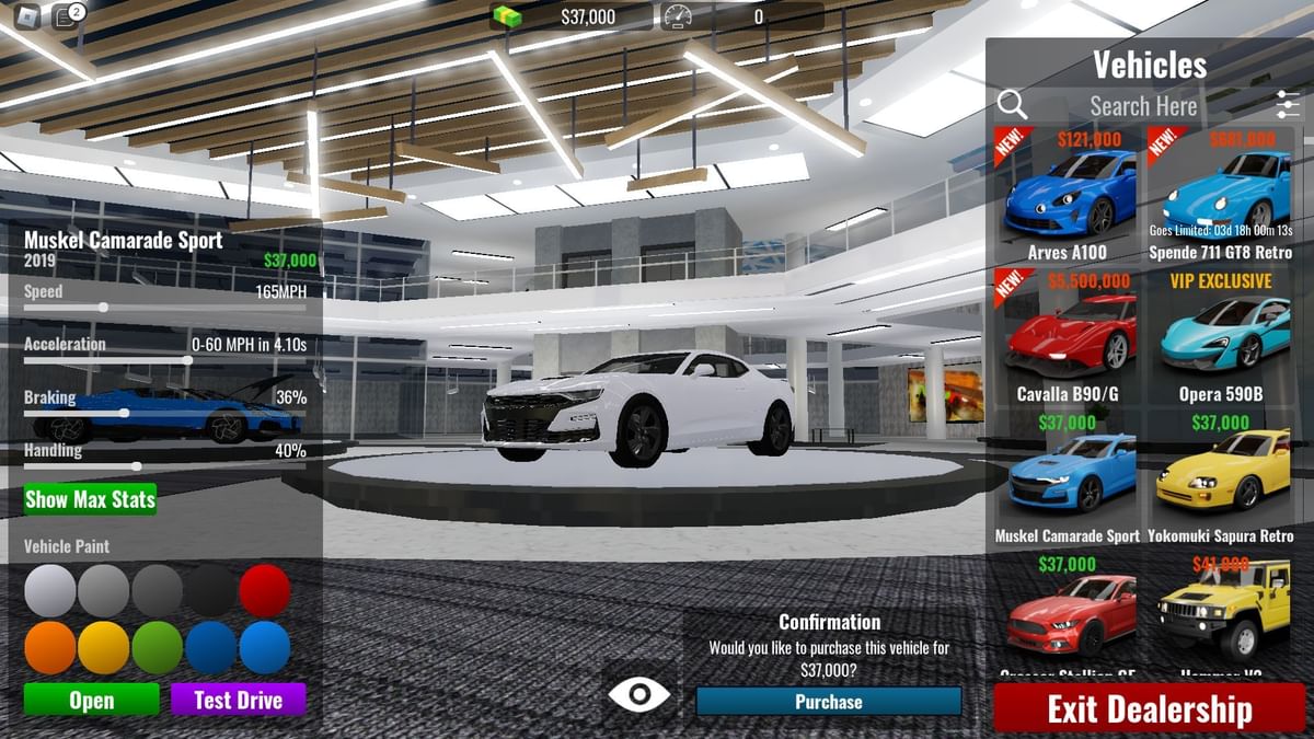 Vehicle Legends codes