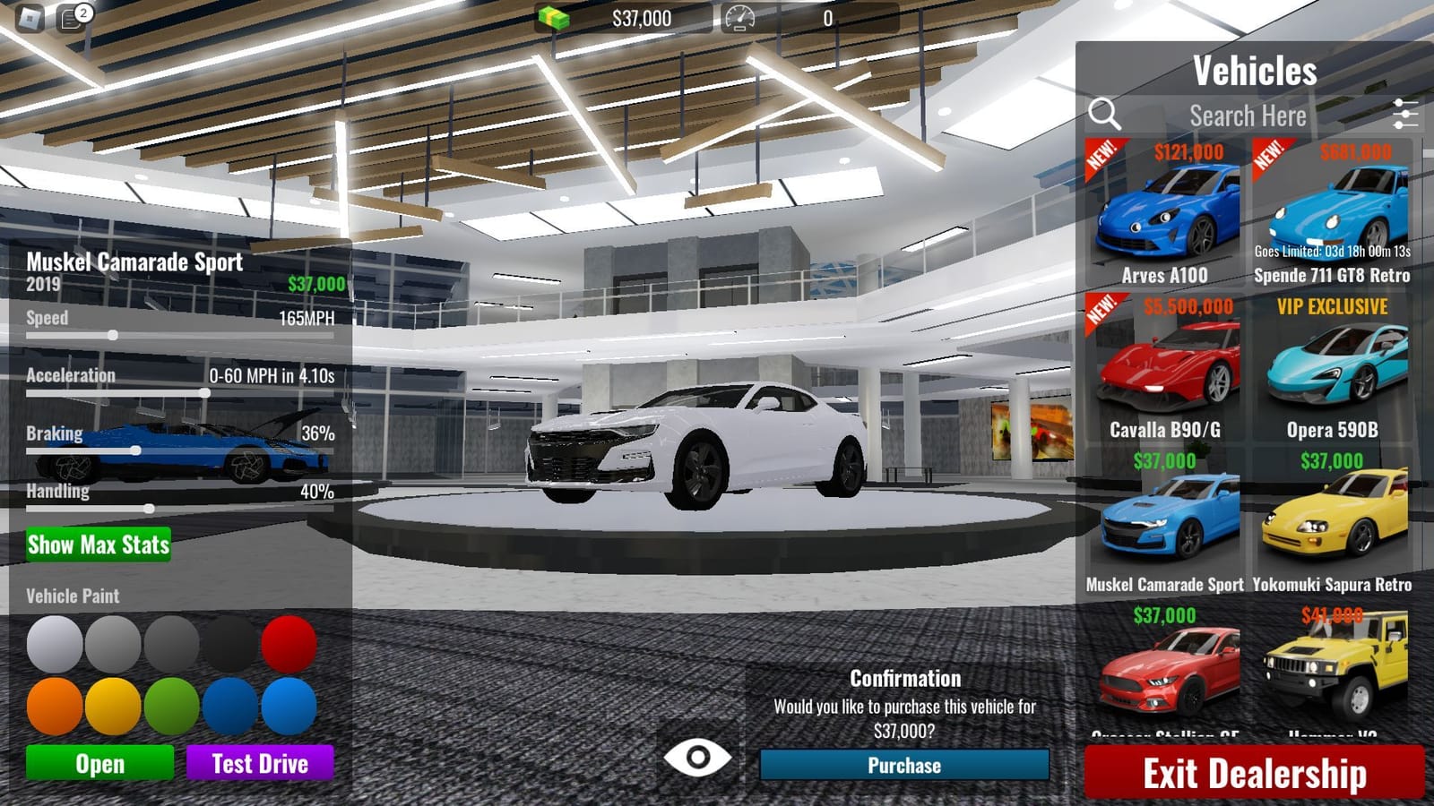 Vehicle Legends codes