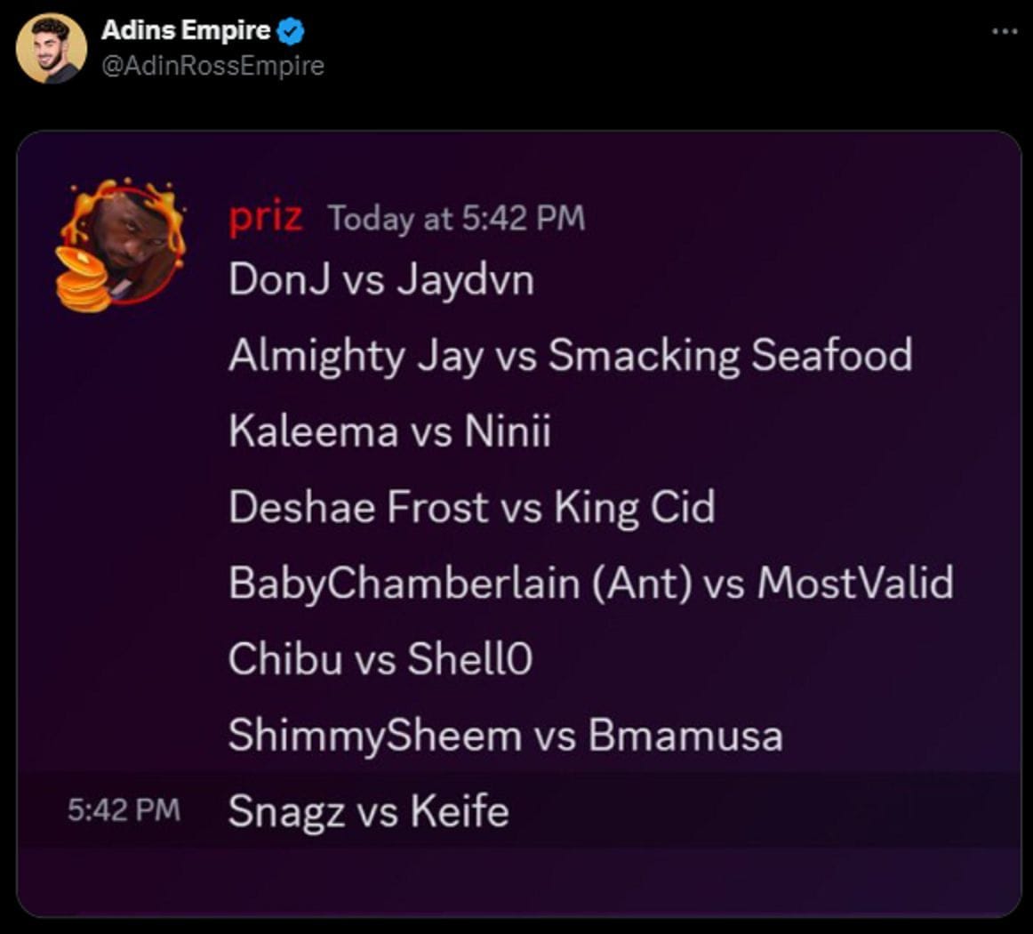 Adin Ross' Boxing Warehouse event: Date, time, where to watch, streamer ...