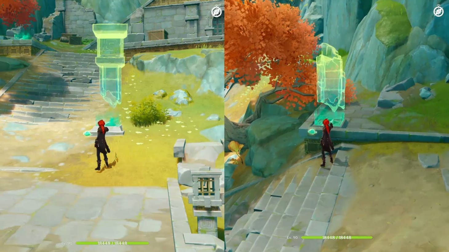 Genshin Impact Ancient Jade Pendant Puzzle and Jade Fragment locations