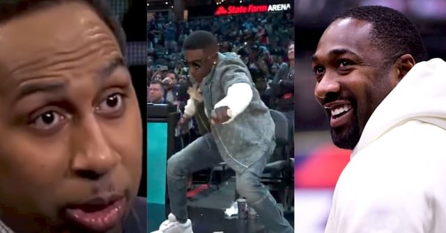 Gilbert Arenas uses Stephen A. Smith's “Who was on crack” meme while ...
