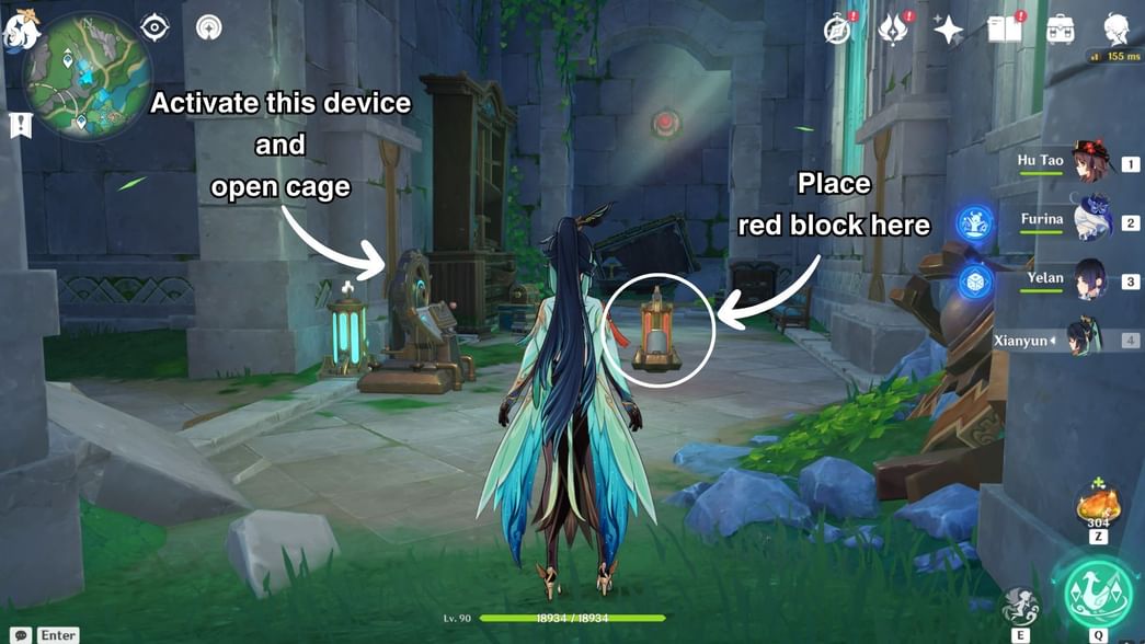 Genshin Impact Cipher letter locations for hidden Fontaine achievement