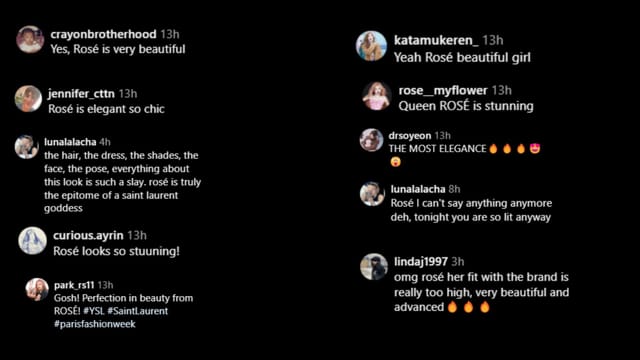 Blackpink's Rosé look for YSL Paris Fashion Week show wins the internet ...