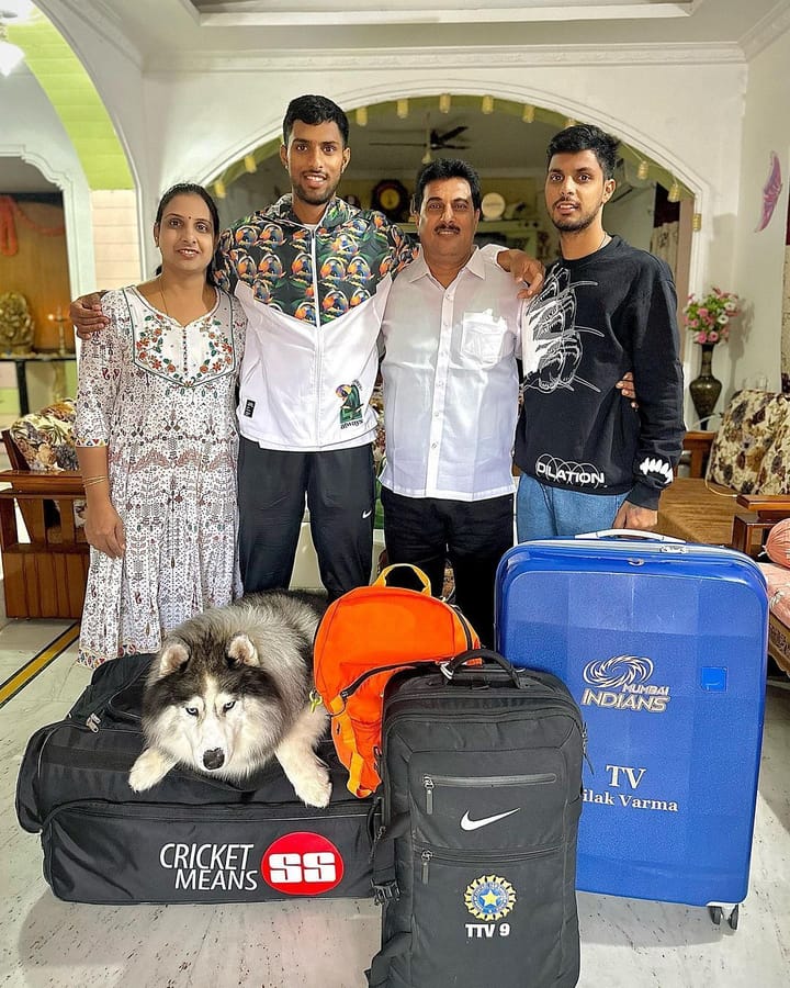 Tilak Varma Family - Father, Mother, Siblings, Wife, Kids