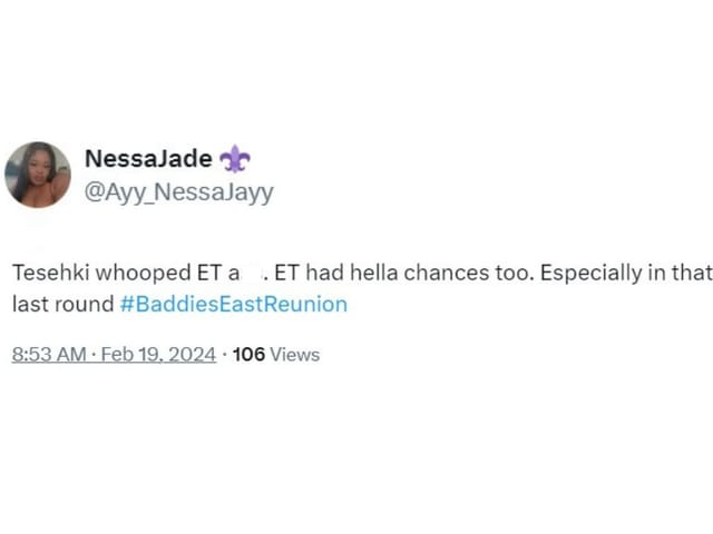 "Tesehki whooped ET a**": Fans react to dramatic fight in Baddies East ...