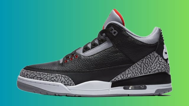 Air Jordan 3: Air Jordan 3 Black Cement Reimagined shoes: Everything we ...