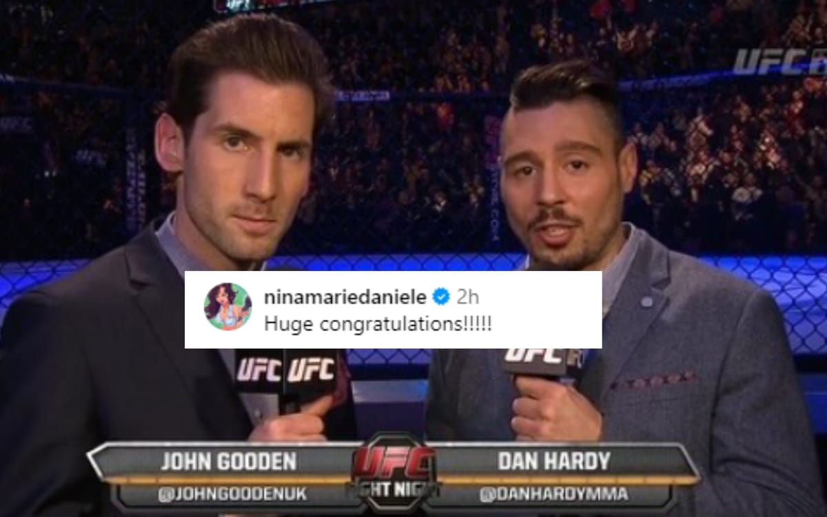 John Gooden: Nina-Marie Daniele reacts to UFC commentator completing 10 ...