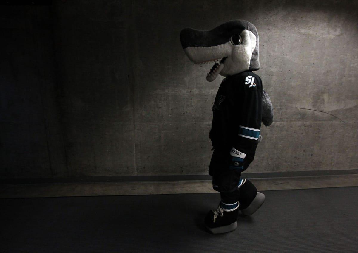 Who is the San Jose Sharks mascot S.J. Sharkie?