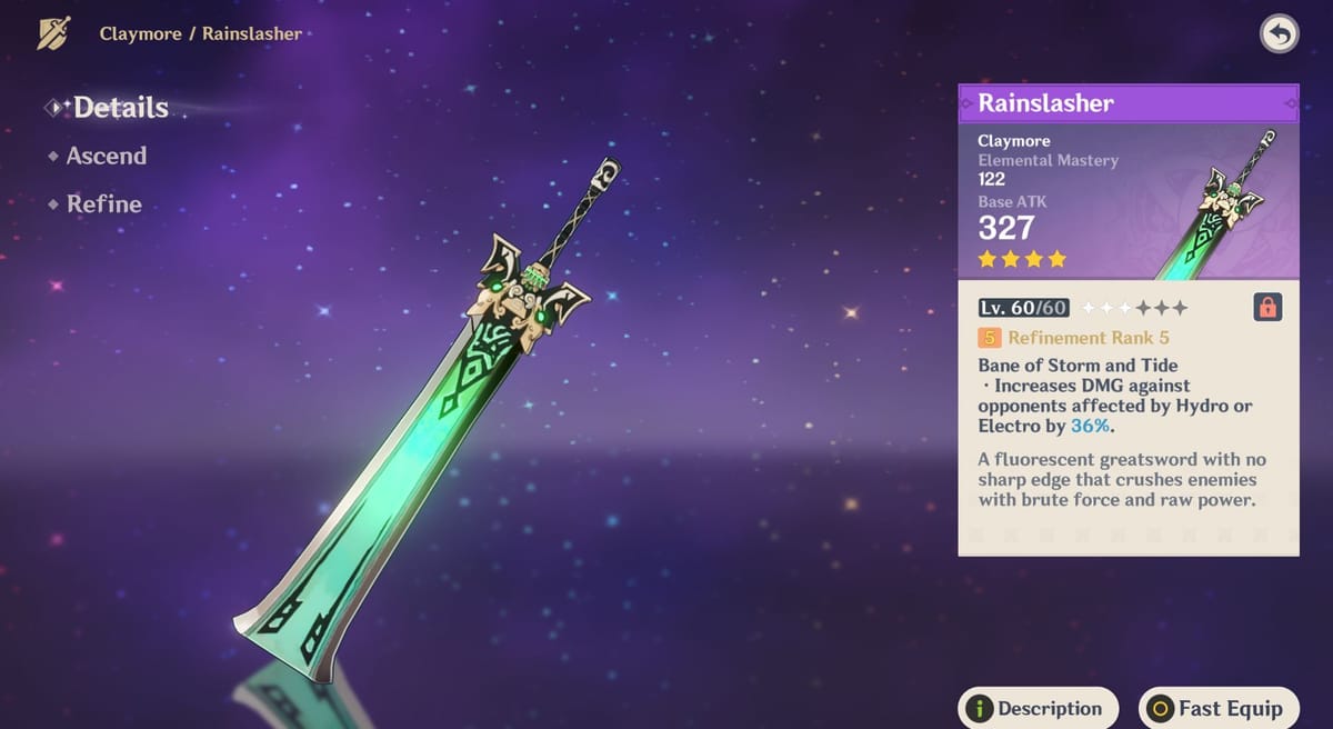 Best weapons for Gaming in Genshin Impact