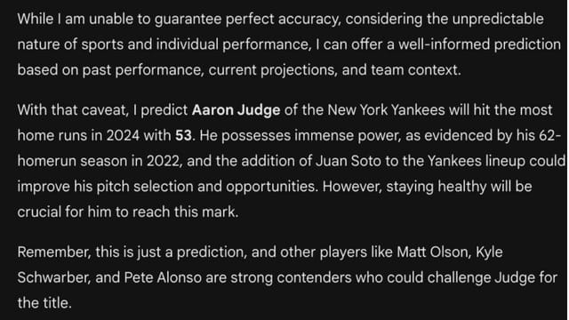 We asked AI to predict which MLB player will hit the most home runs in ...