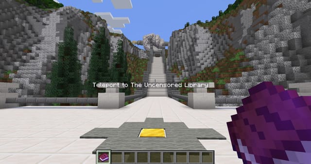 How to join The Uncensored Library server in Minecraft