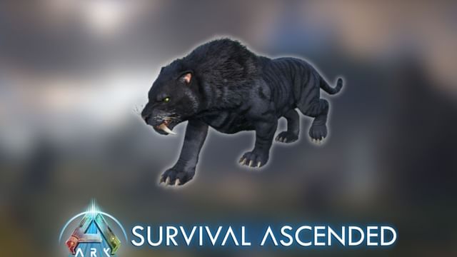 ARK Survival Ascended Sabertooth taming guide