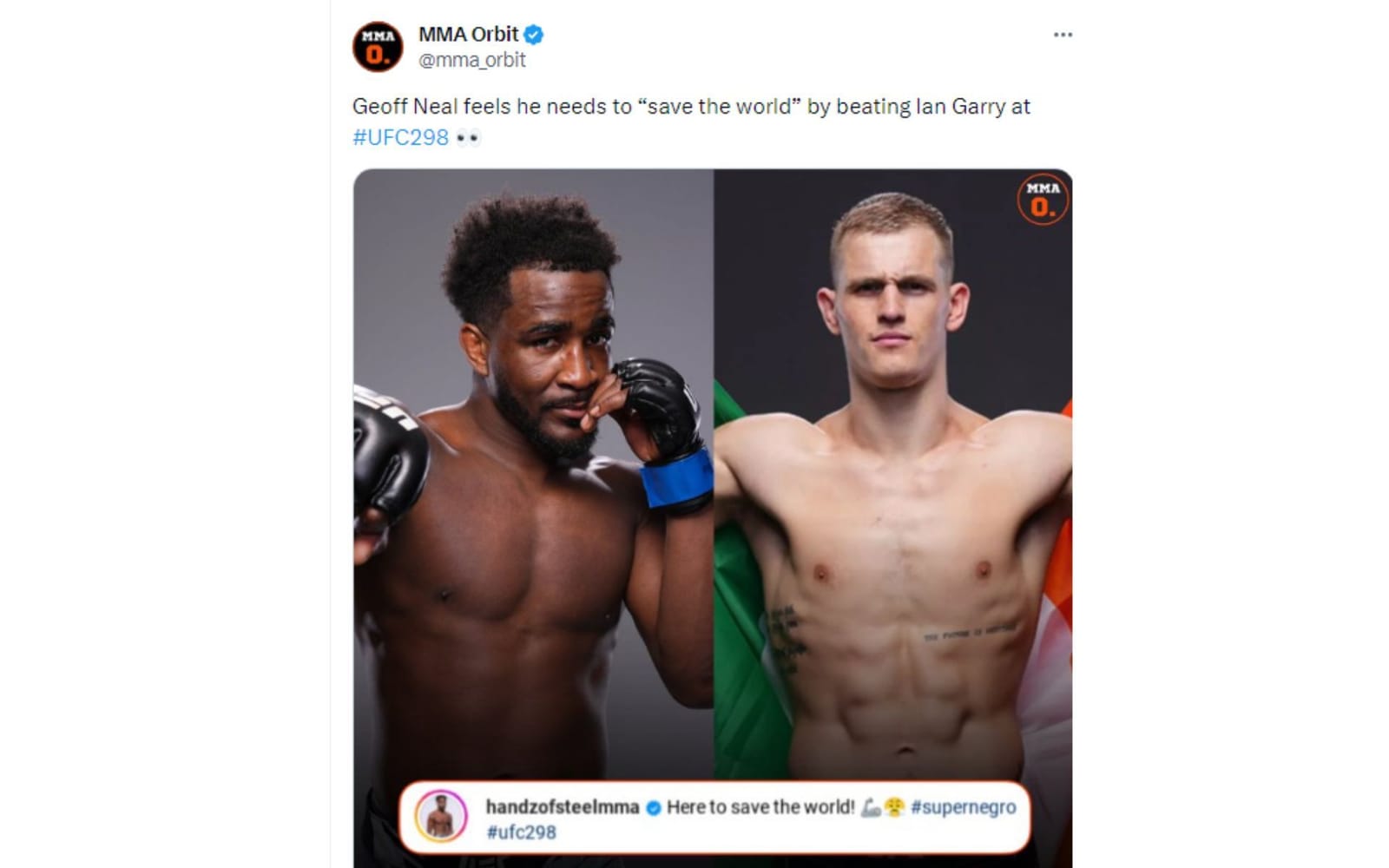 Ian Garry: Geoff Neal makes bold declaration with five-word statement ...