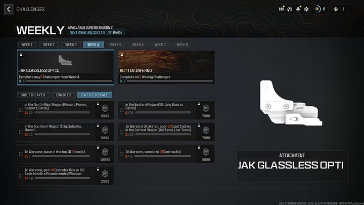 How to unlock JAK Glassless Optic Aftermarket attachment in MW3 and Warzone