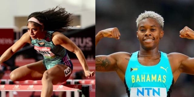 USATF Indoor Championships 2024: Tia Jones equals the 60m hurdles world record set at Millrose ...