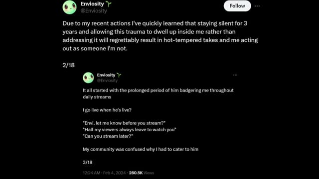 What happened between Tectone and Enviosity? Streamer drama explained