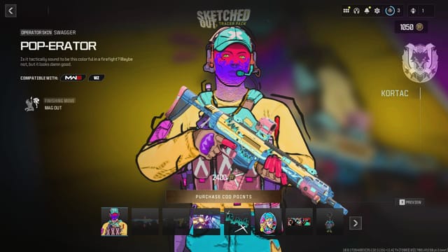 Tracer Pack: Sketched Out bundle in MW3 and Warzone: Price, what's ...