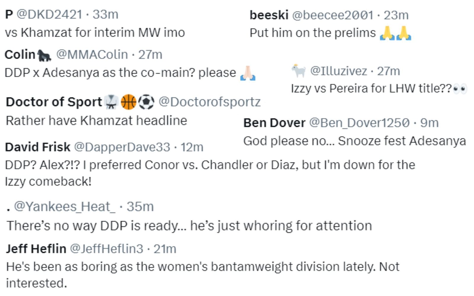 "DDP? Alex?" "He’s just wh*ring for attention" - Fans react as Israel ...