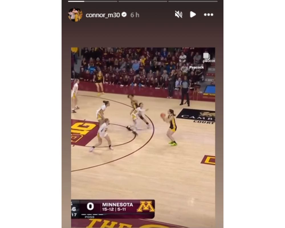 Connor McCaffery: $910,000 NIL-valued Caitlin Clark's BF Connor ...