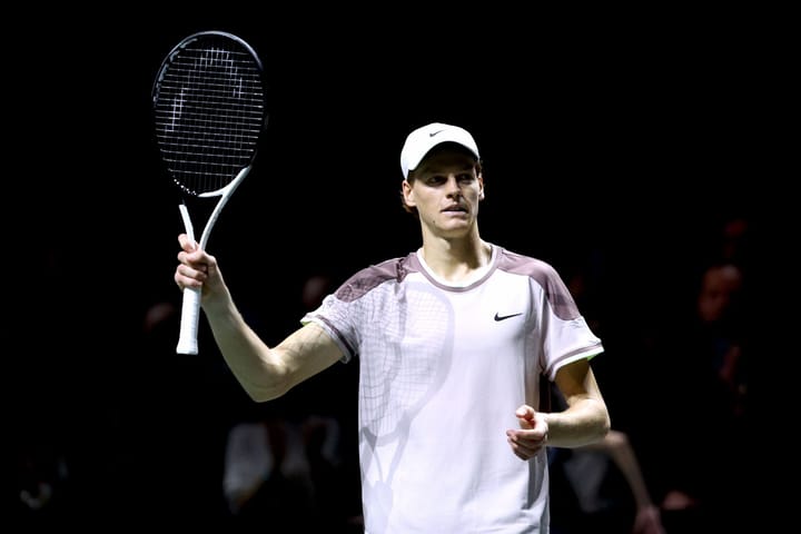 In pictures: Jannik Sinner turns heads as he dons everything Gucci in ...