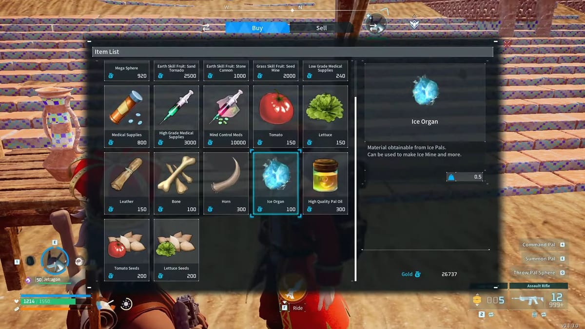 How to get Ice Organ in Palworld