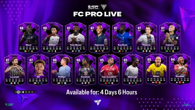 EA FC 24 FC Pro Open Finals - All fixtures, results, Pro Live Upgrades ...