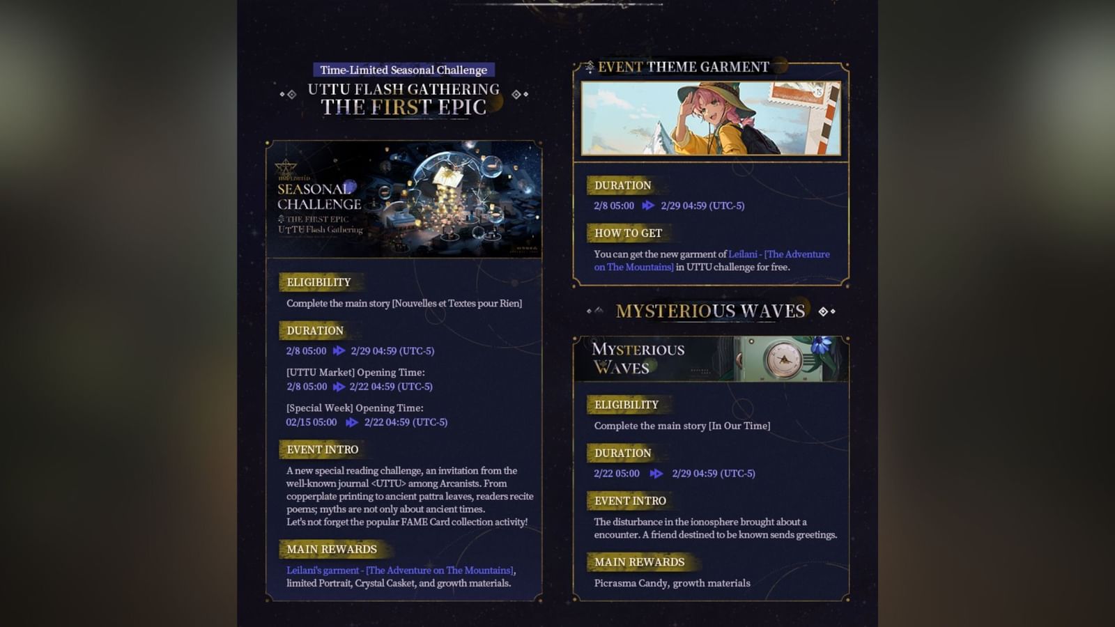 Reverse 1999 version 1.3 Phase Two update: New character and events