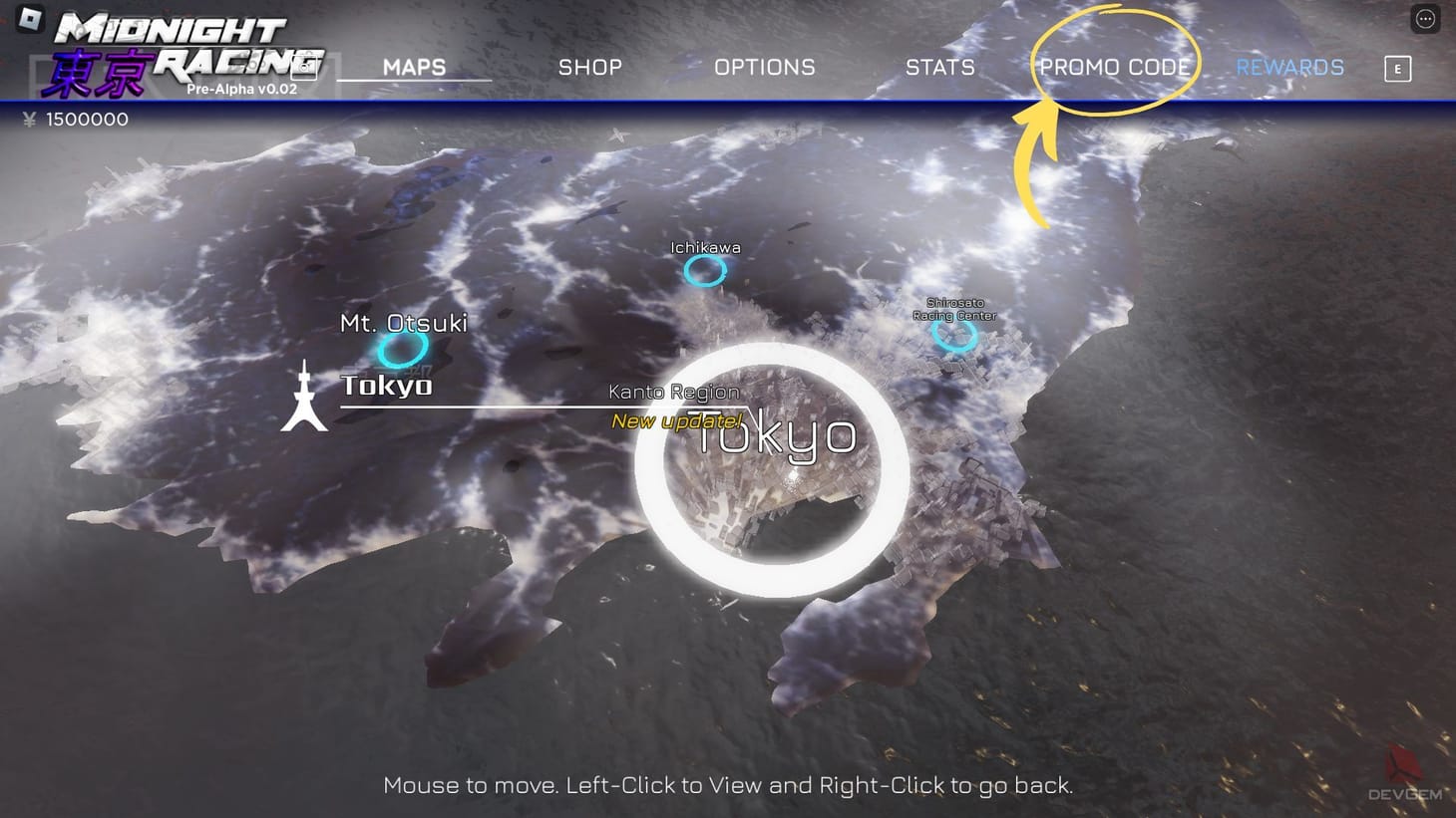 Midnight Racing Tokyo codes (December 2024)