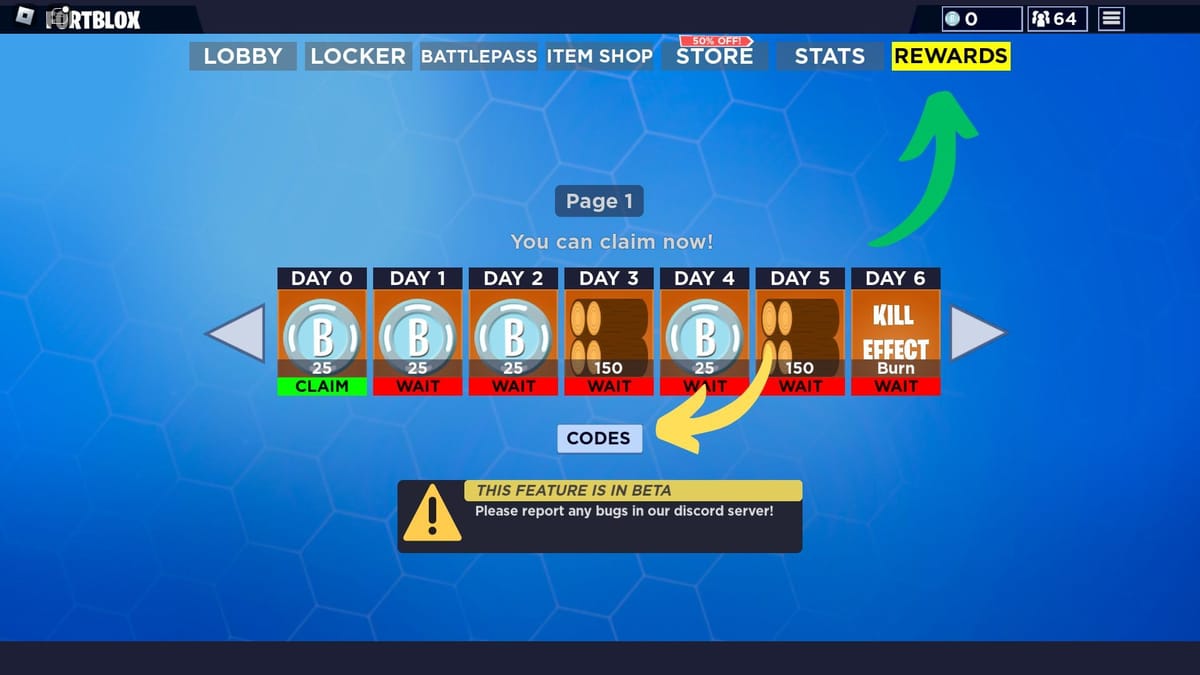 Fortblox codes