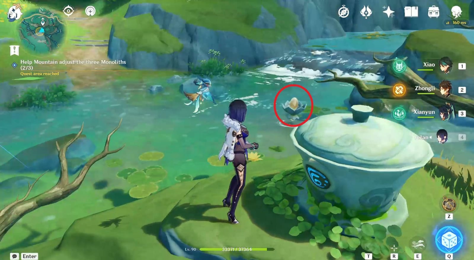 Help Mountain adjust the three Monoliths: Genshin Impact guide